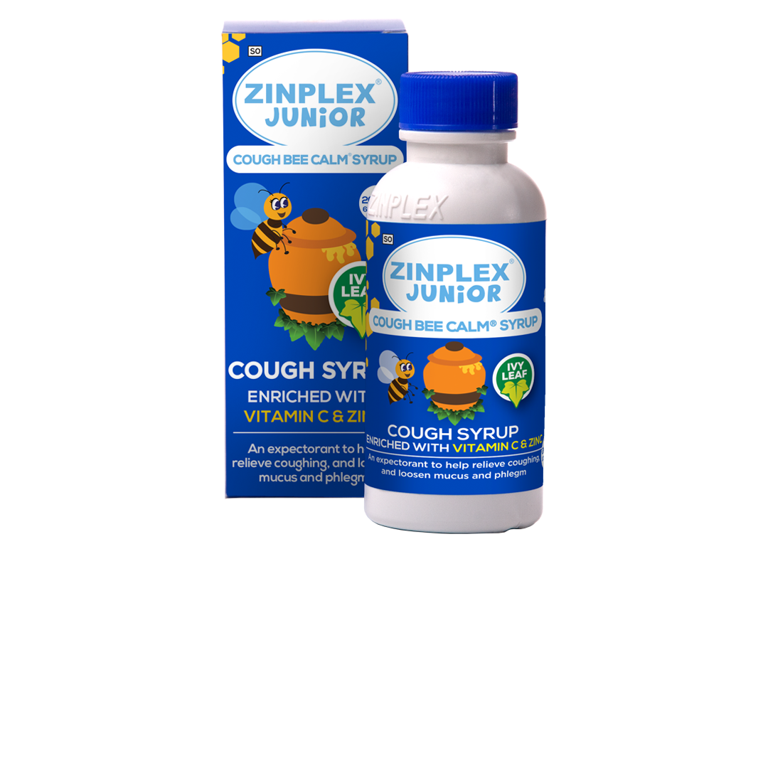 Zinplex Junior Cough Bee Calm® Syrup – Zinplex South Africa
