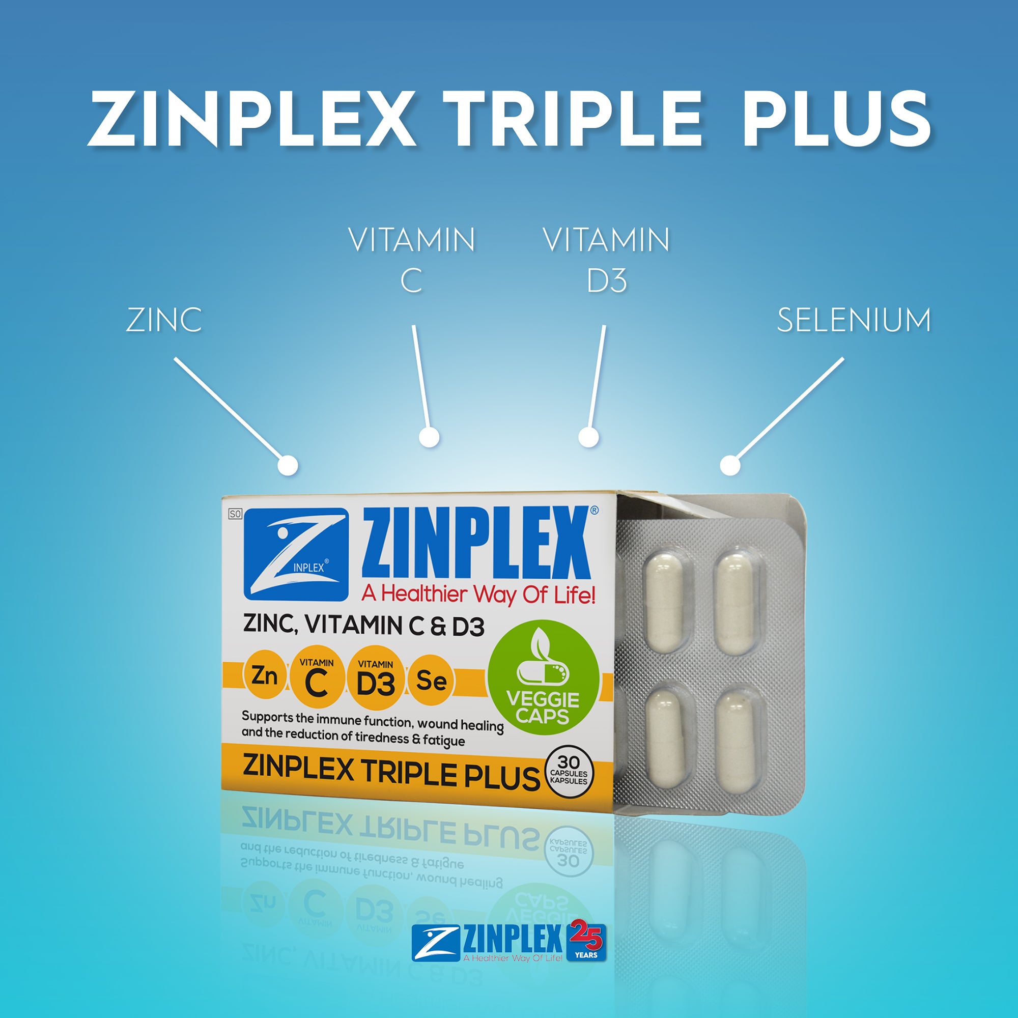 Zinplex Triple Plus Capsules – Zinplex South Africa